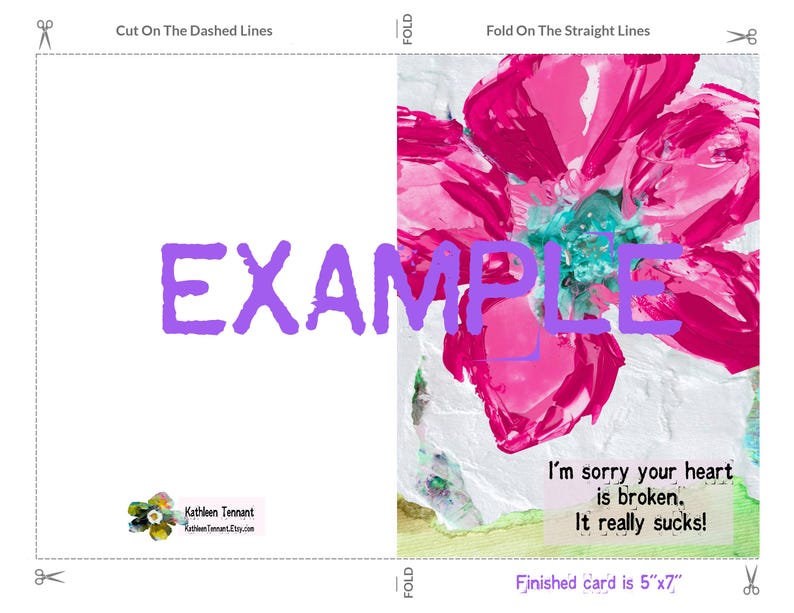 Digital Apology Card, Printable Card, Blank Greeting Card, Sorry Your ...