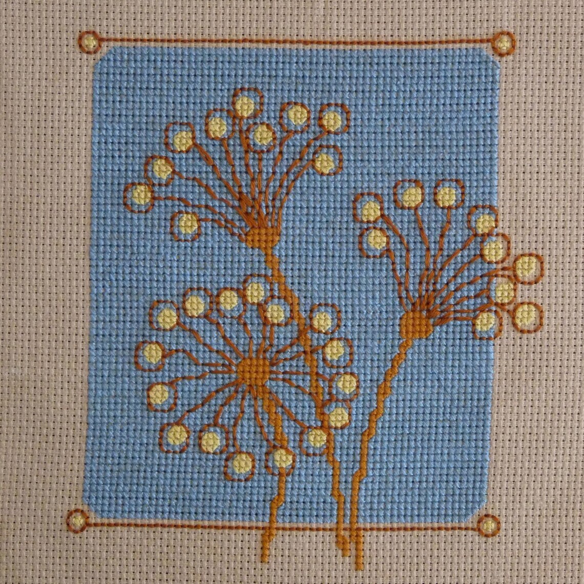 Bubble Flowers Cross Stitch Pattern - Etsy