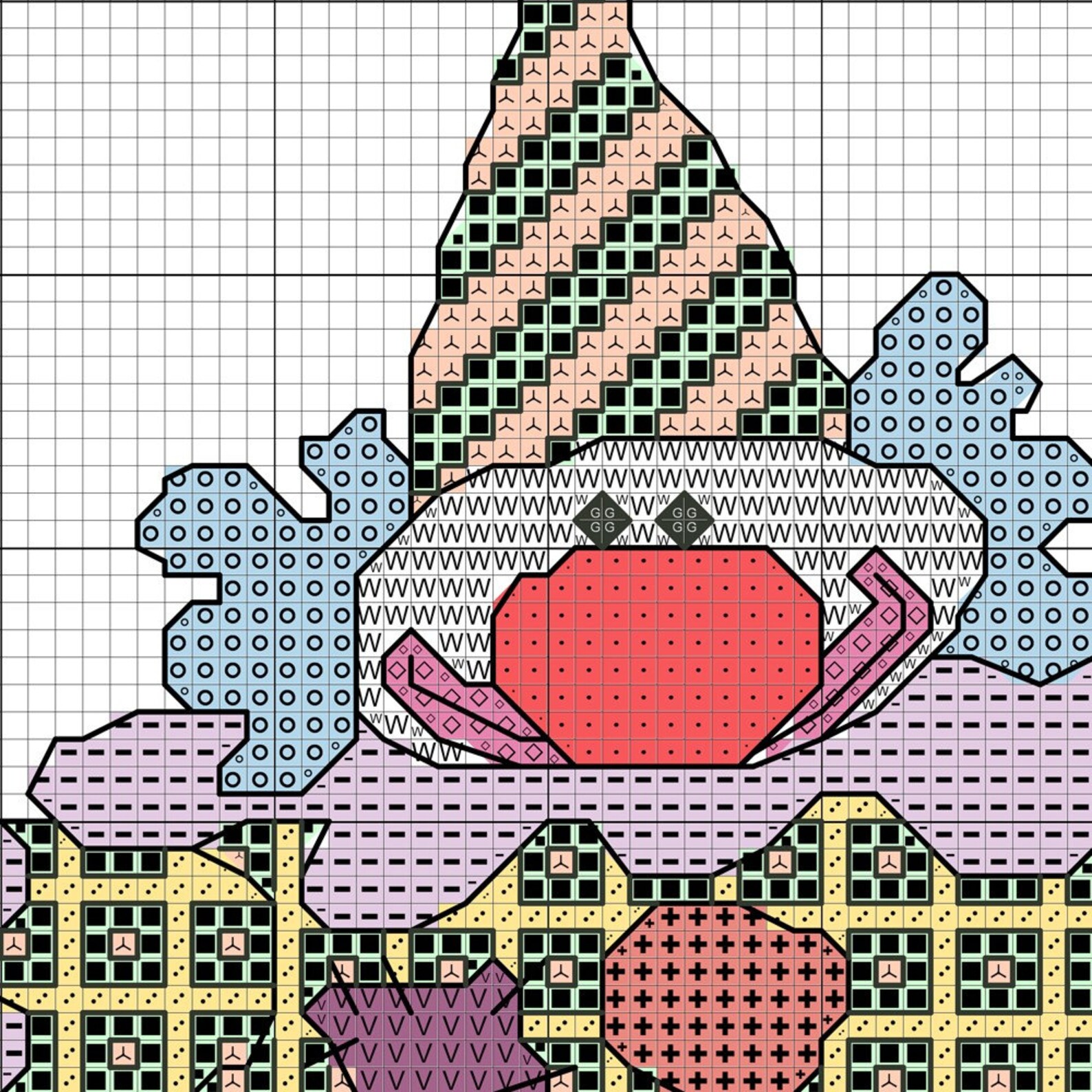 Juggling Clown Cross Stitch Pattern - Etsy