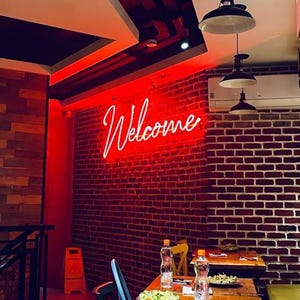 Custom UV Bar Neon Sign, Business Logo Neon Sign, Café Neon Sign, LED ...