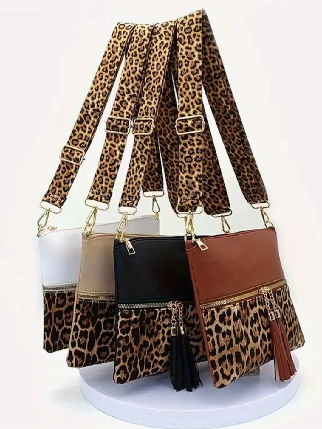 Cheetah Leopard Crossbody Handbags - Etsy