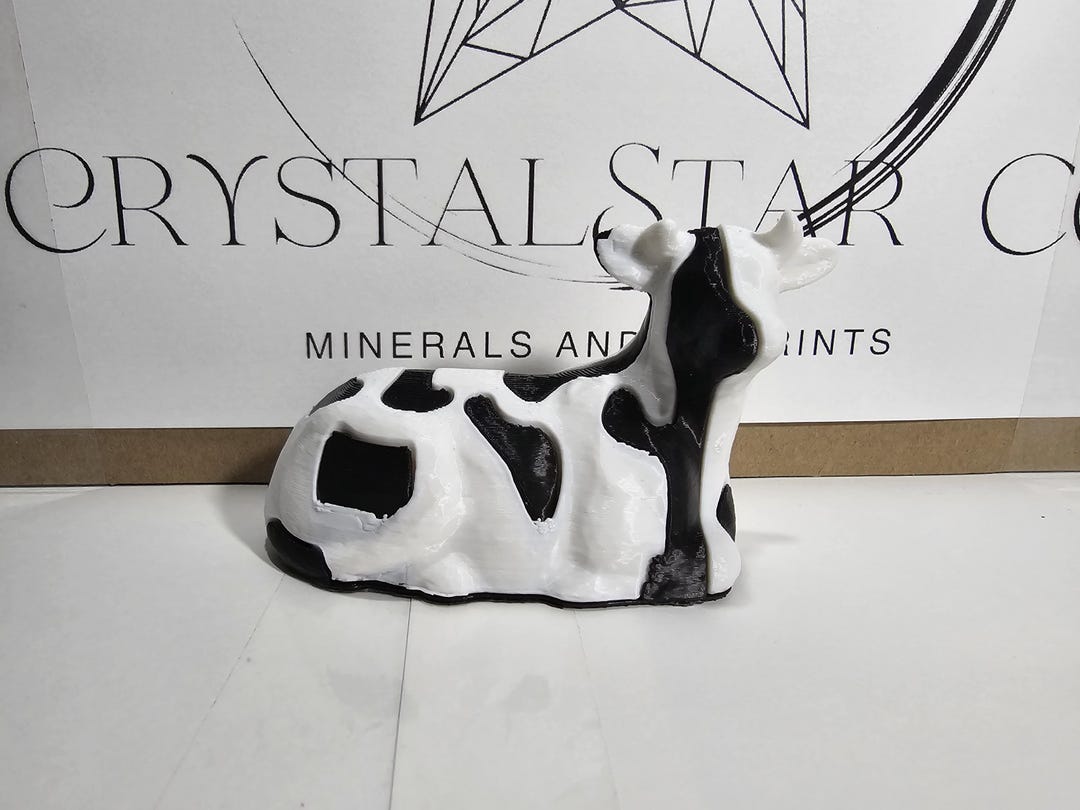 3d Printed Cow Puzzle - Etsy