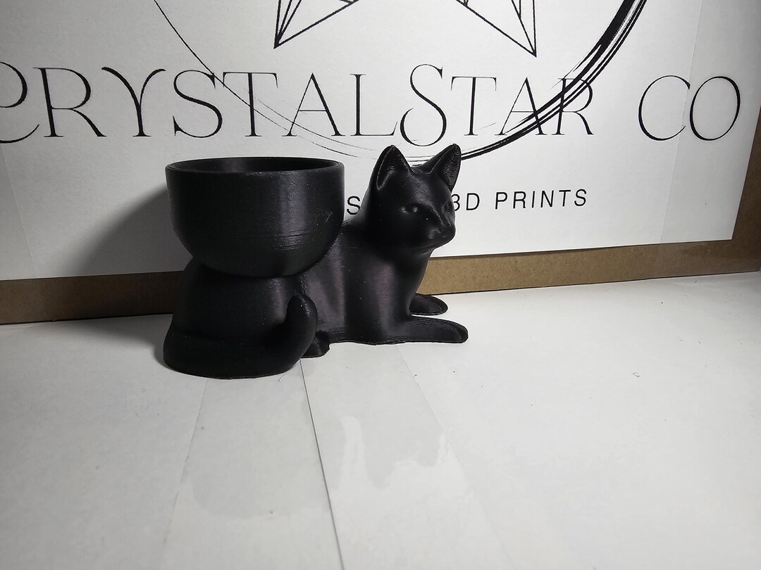 3d Printed Cat Sphere Holder - Etsy