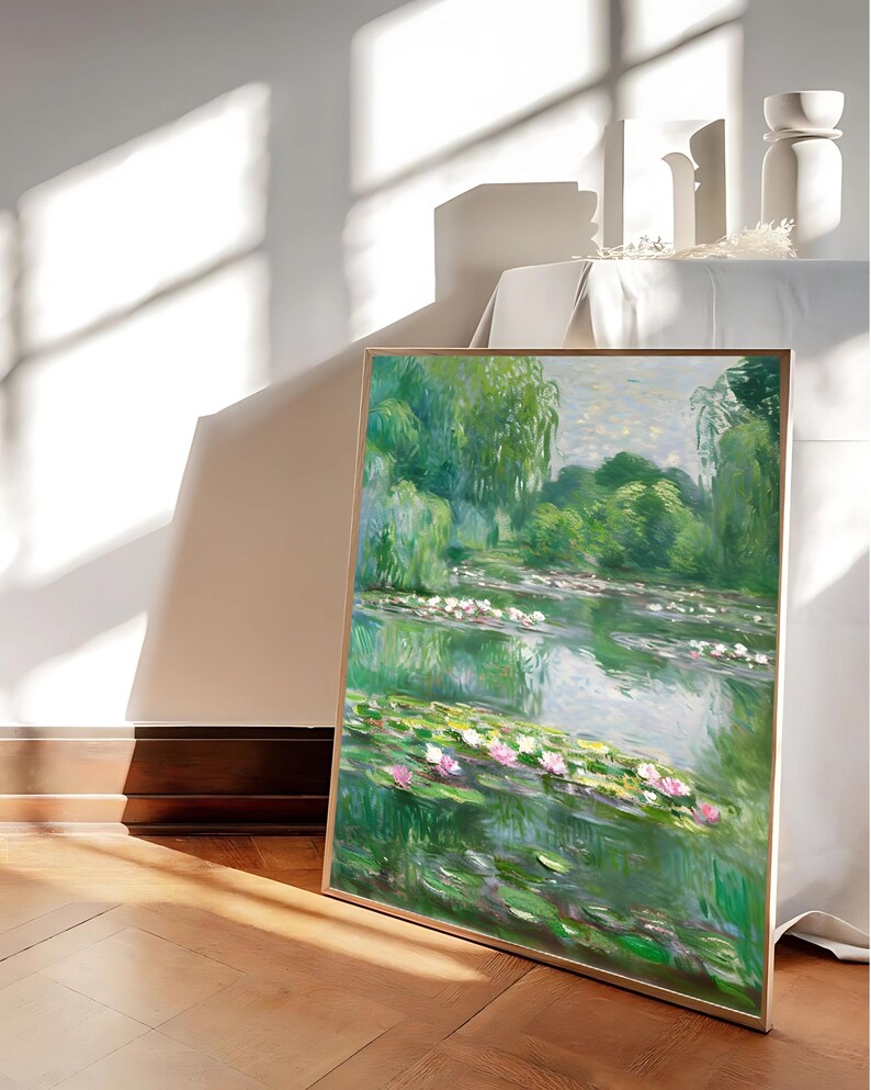 Claude Monet Water Lilies - Etsy