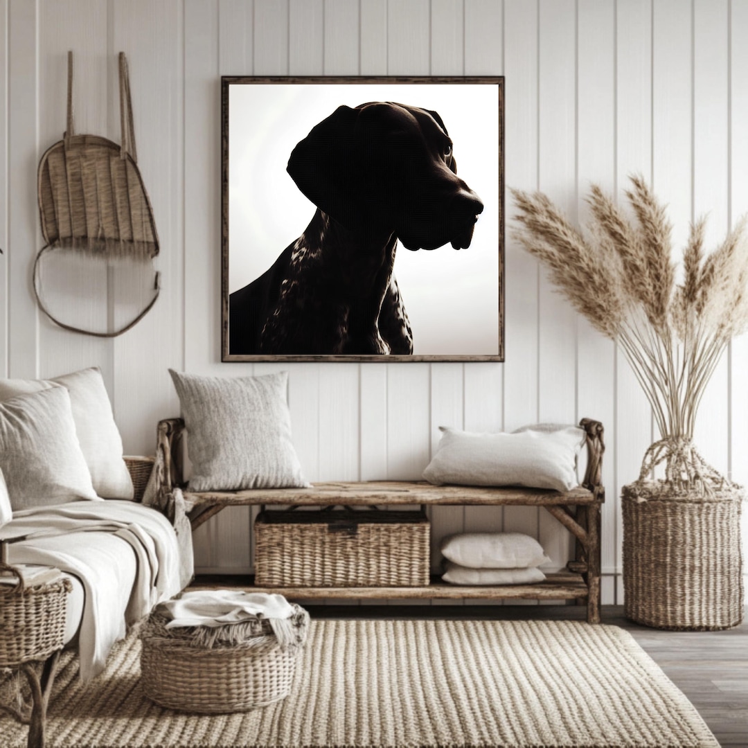 German Shorthaired Pointer Wall Art GSP Wall Art Digital Print - Etsy
