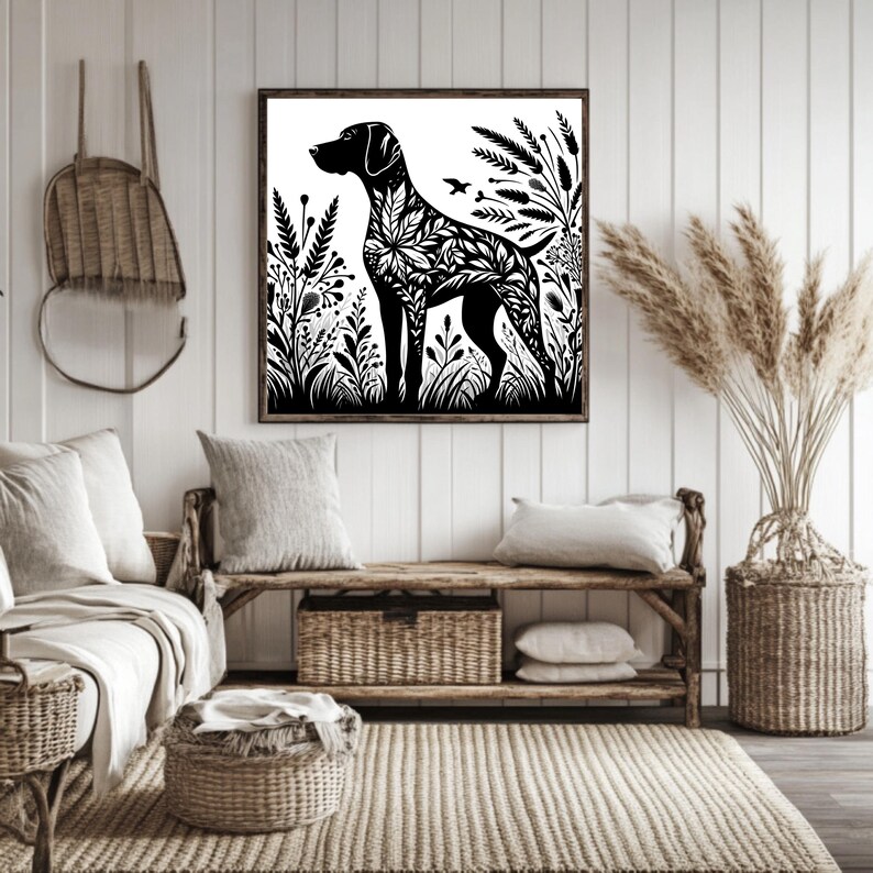 German Shorthaired Pointer Wall Art - GSP Wall Art - Digital Print - Etsy