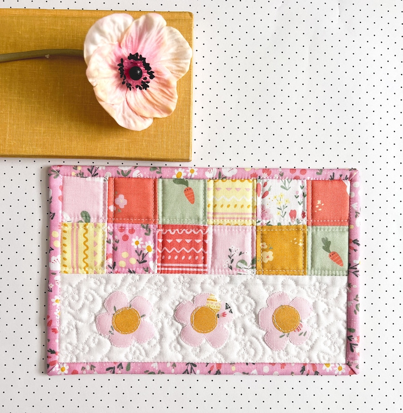 Spring Mug Rug PDF Pattern - Etsy