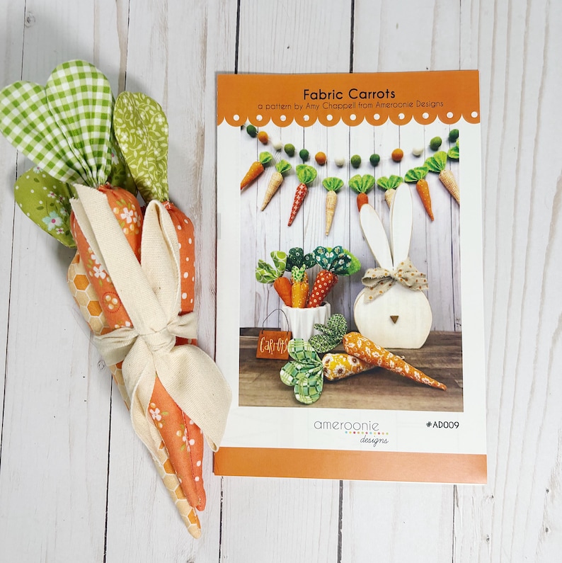 Fabric Carrots Printed Pattern - Etsy