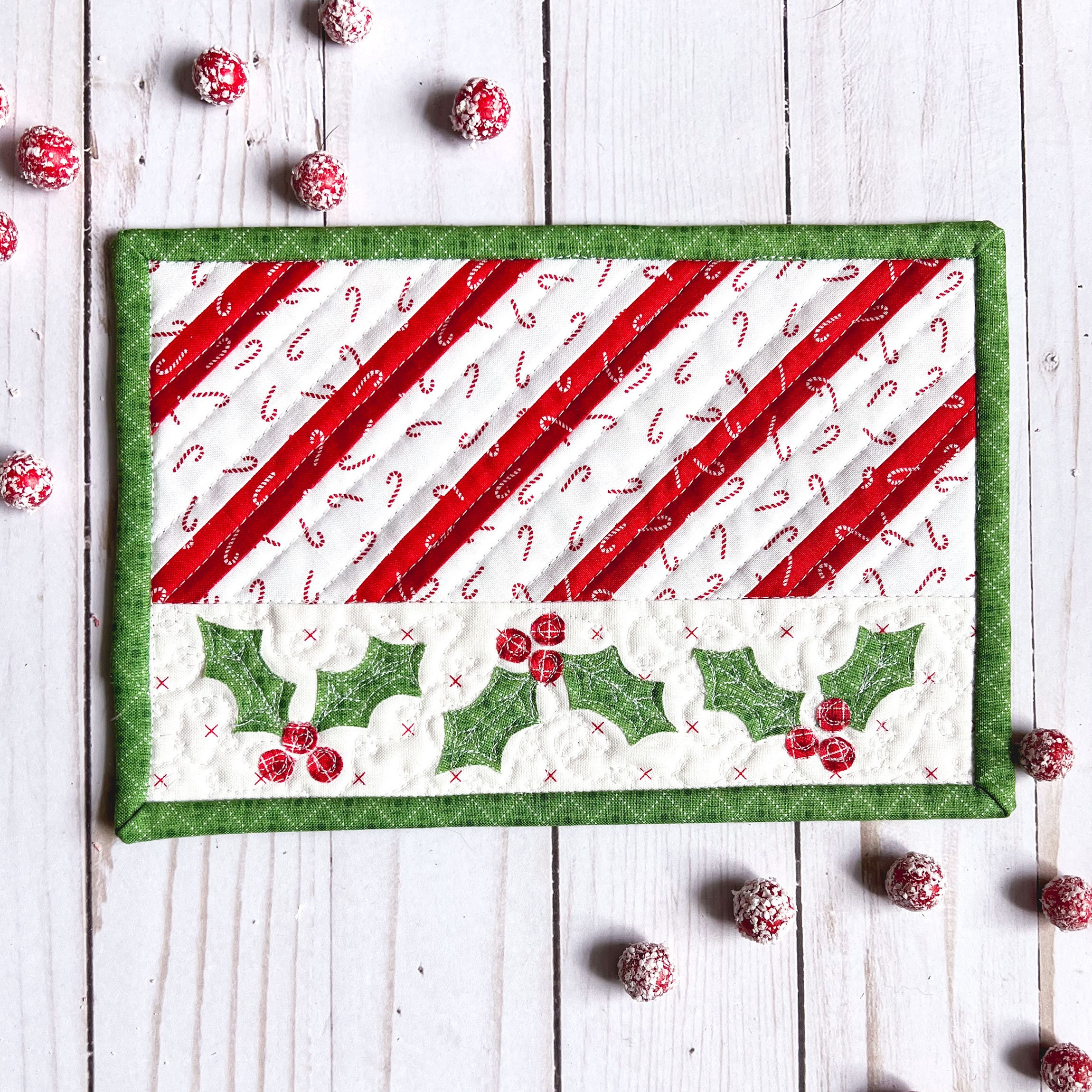 Christmas Mug Rug Pattern- PDF - Etsy