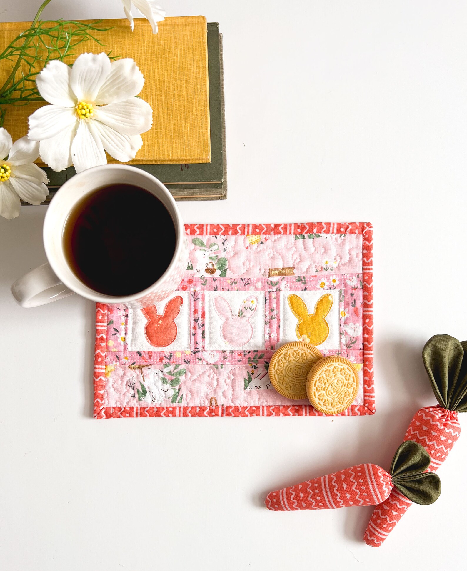 Spring Mug Rug PDF Pattern - Etsy