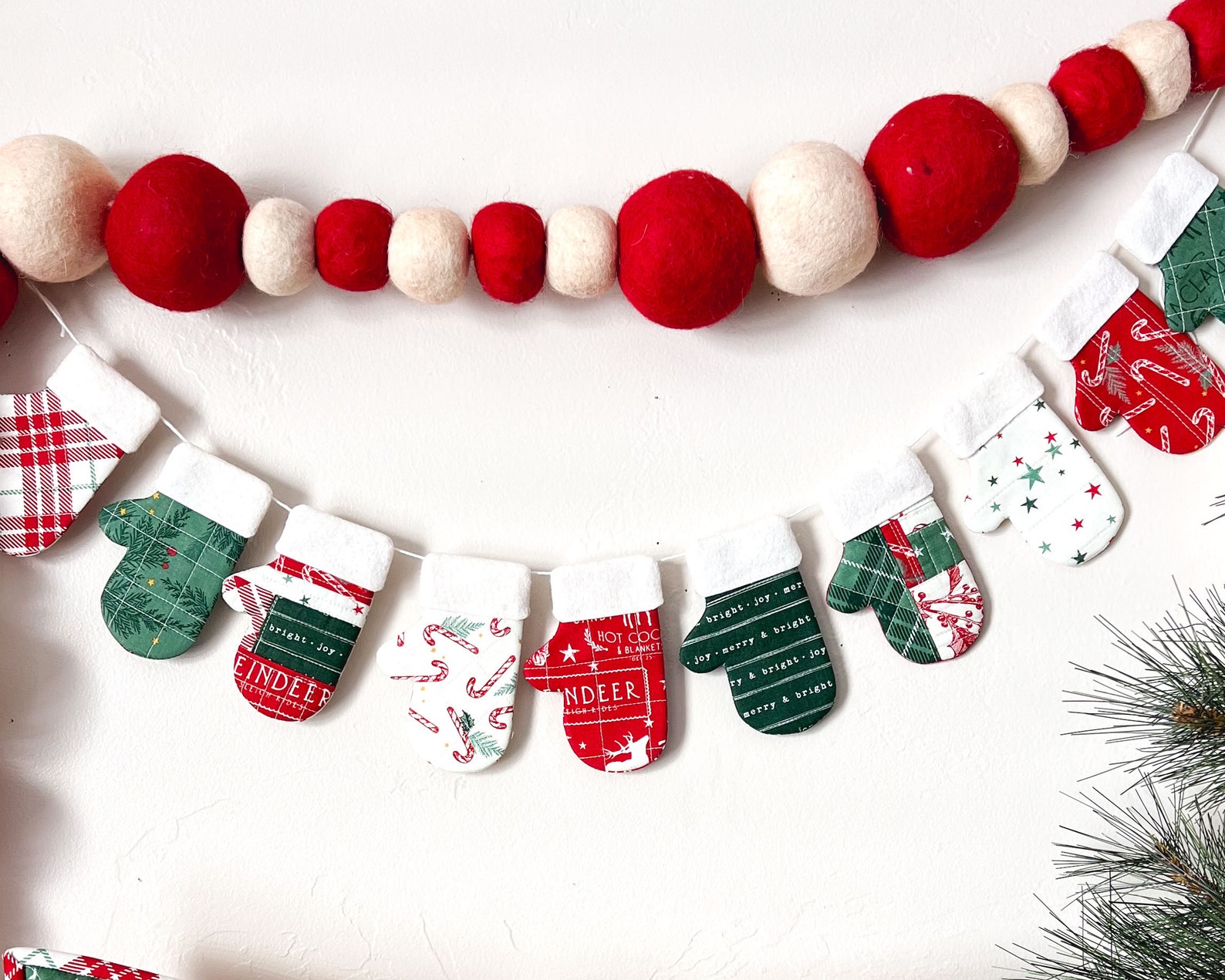 Mitten Ornament/ Garland Pattern PDF - Etsy