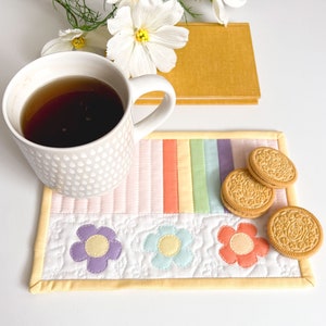Spring Mug Rug PDF Pattern - Etsy
