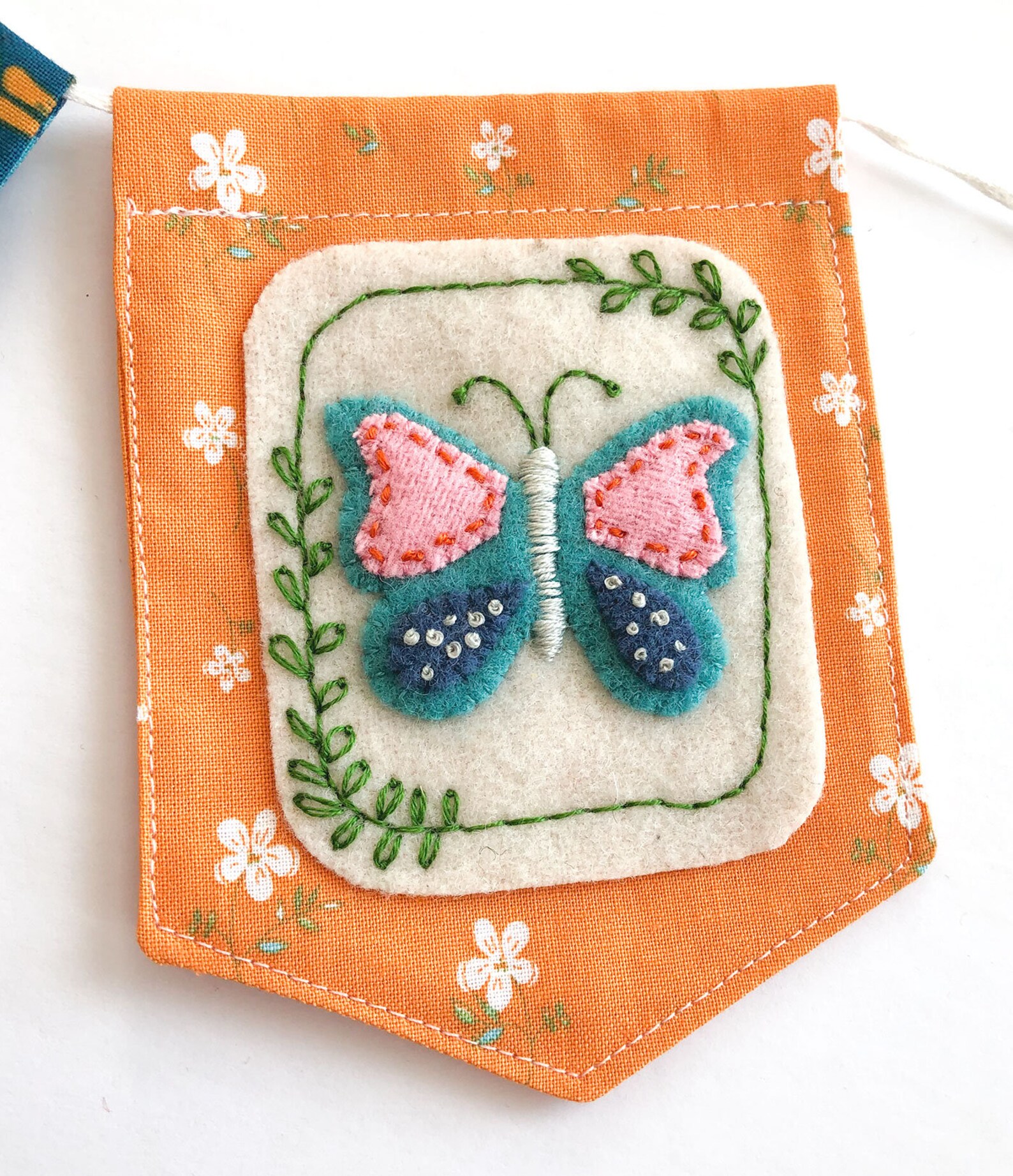 Pattern Spring Mini Banner PDF Pattern - Etsy