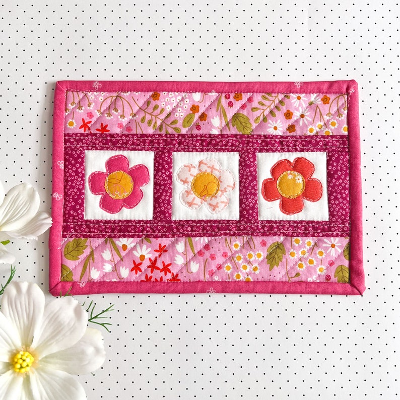 Spring Mug Rug PDF Pattern - Etsy