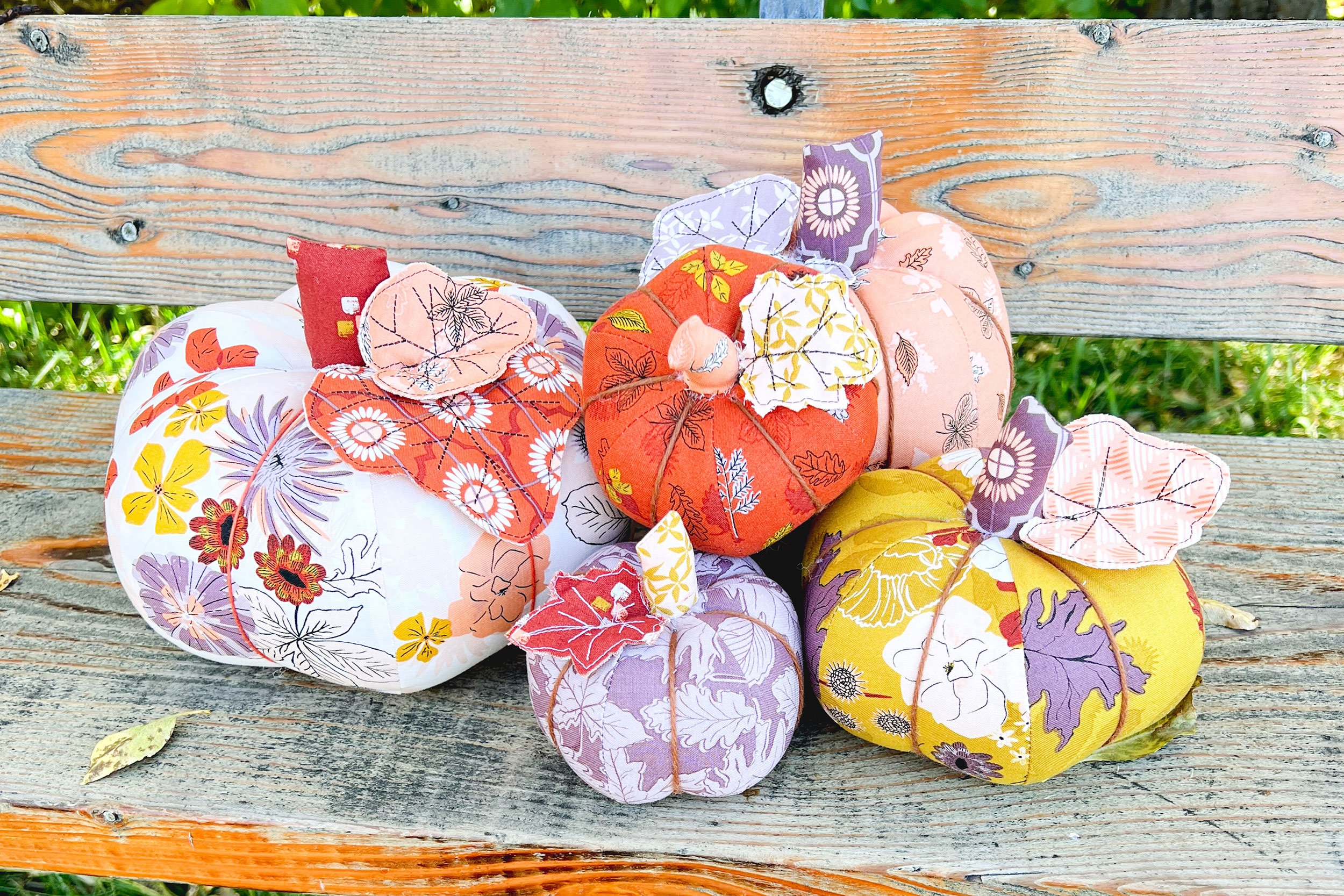 Fabric Pumpkin Patch PDF Pattern - Etsy