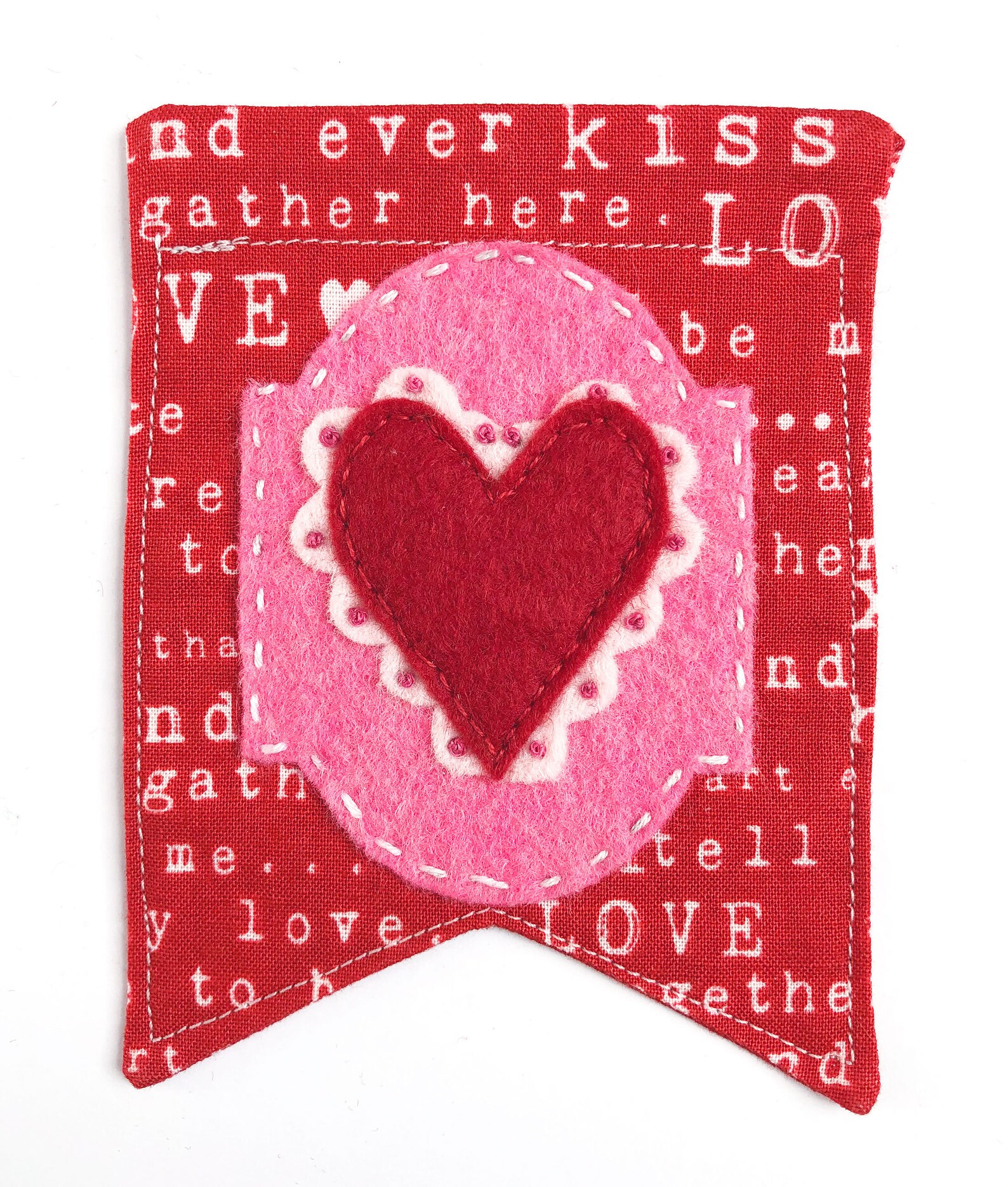 Pattern- Valentine Mini Banner PDF - Etsy