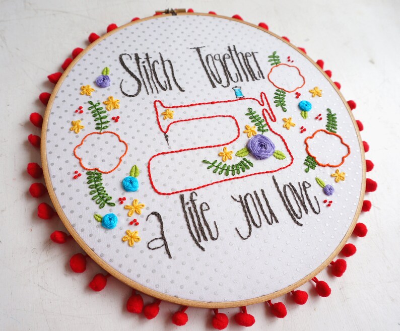 Pattern Stitch Together PDF Embroidery Pattern | Etsy