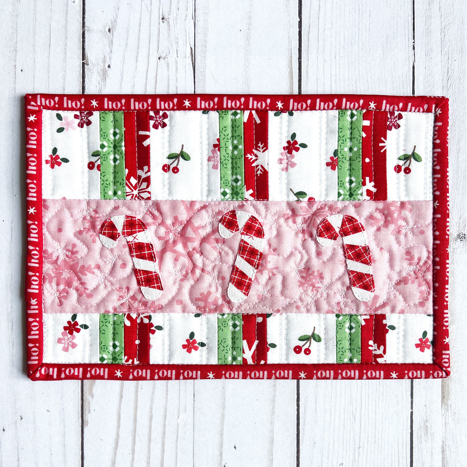 Christmas Mug Rug Pattern PDF - Etsy