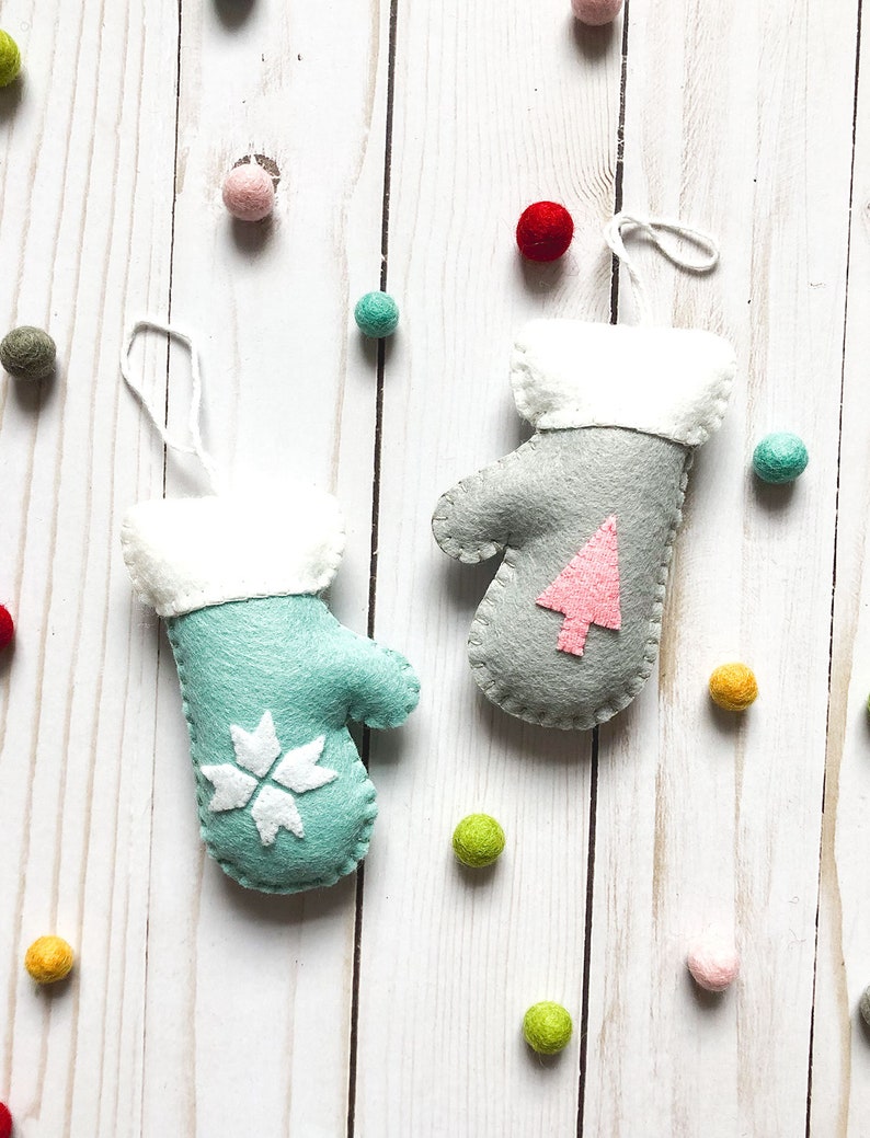 Mitten Ornament/ Garland Pattern PDF - Etsy