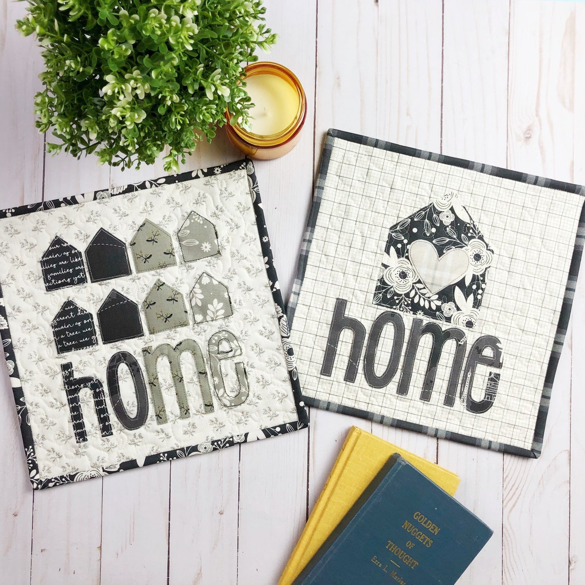 Making A Home Mini Quilt PDF Pattern - Etsy