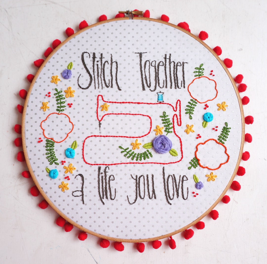 Pattern- Stitch Together PDF Embroidery Pattern - Etsy