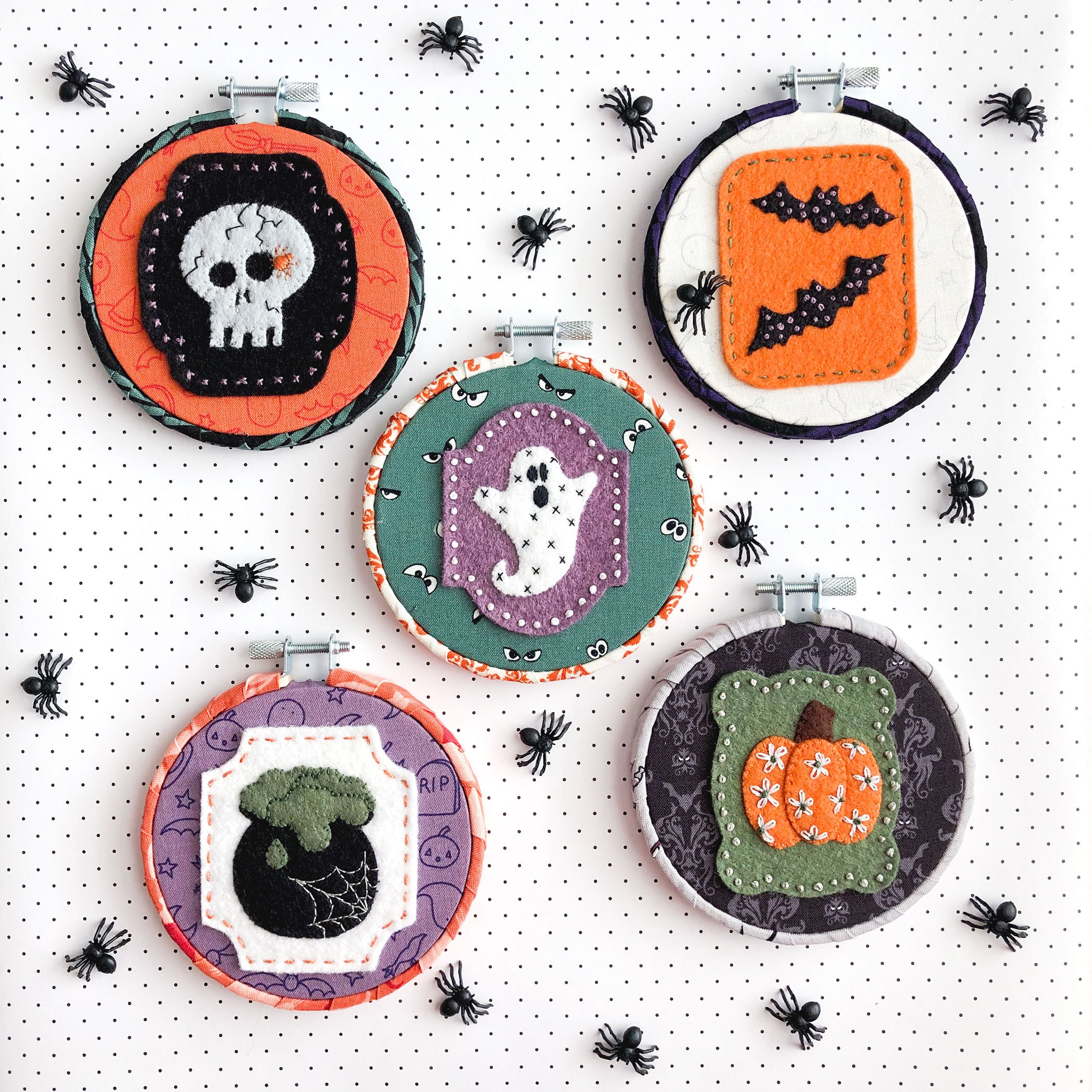 Halloween Icon Felt Applique Pattern PDF Pattern | Etsy