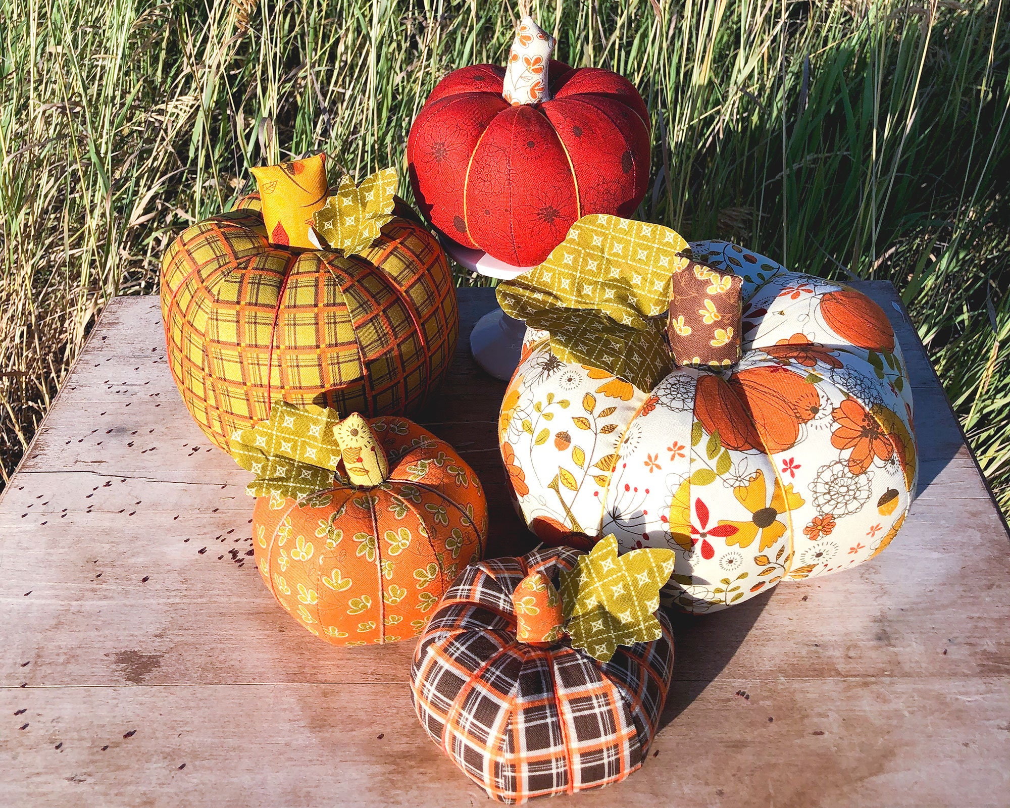 Fabric Pumpkin Patch PDF Pattern - Etsy