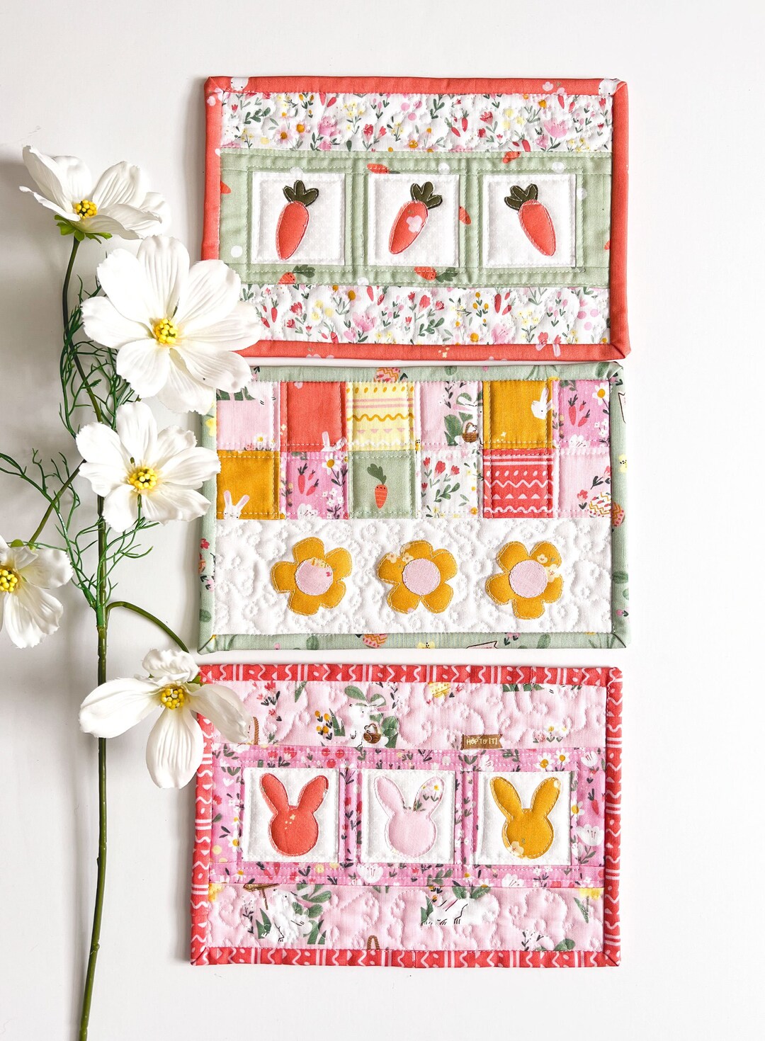 Spring Mug Rug PDF Pattern - Etsy