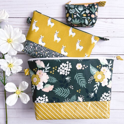 Basic Pouch PDF Pattern Beginner Bag Sewing Pattern Zipper - Etsy