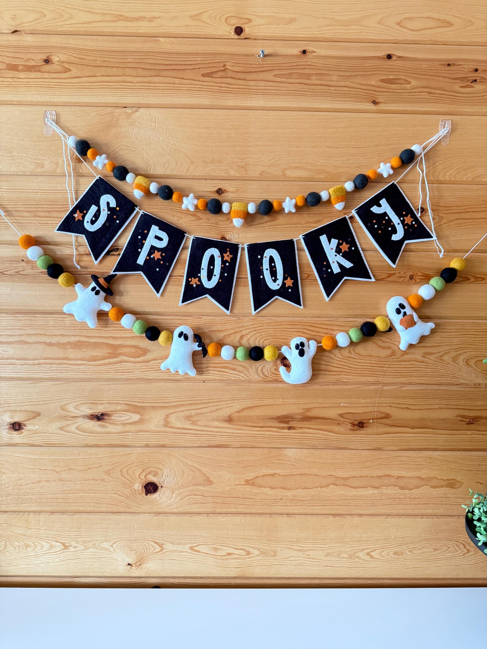 Ghostly Felt Banner PDF Pattern - Etsy