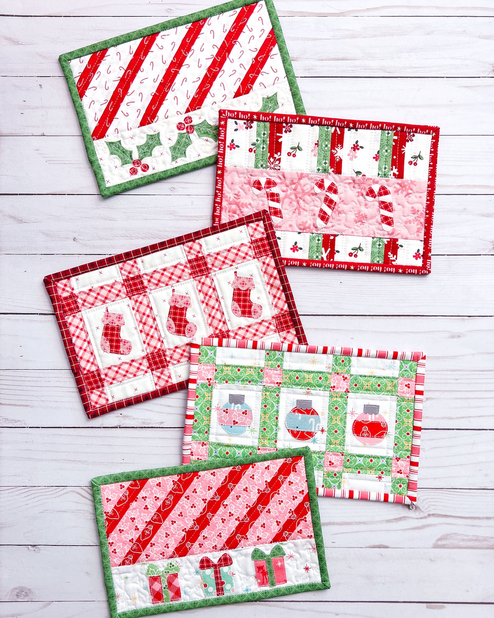 Christmas Mug Rug Pattern PDF - Etsy