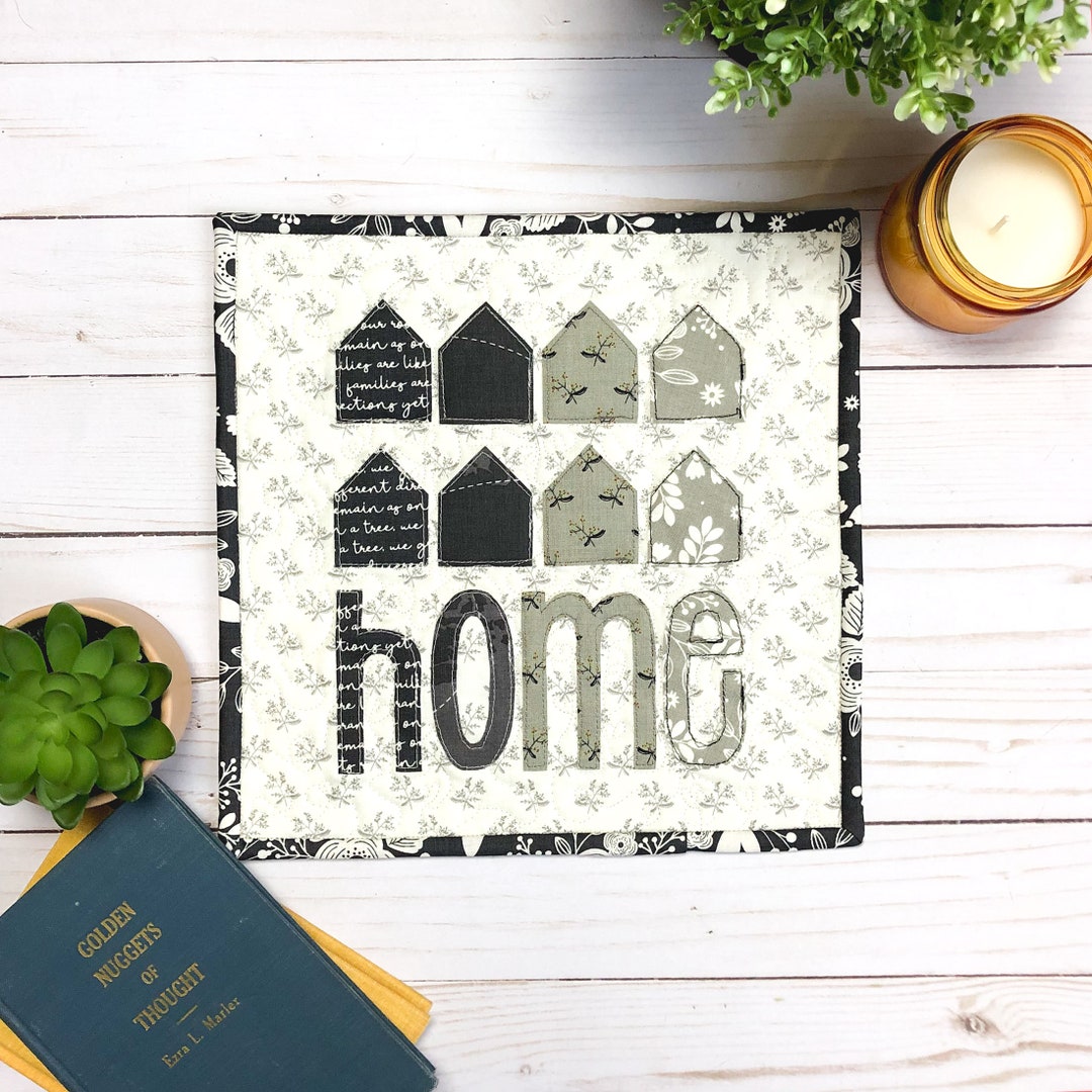 Making A Home Mini Quilt PDF Pattern - Etsy