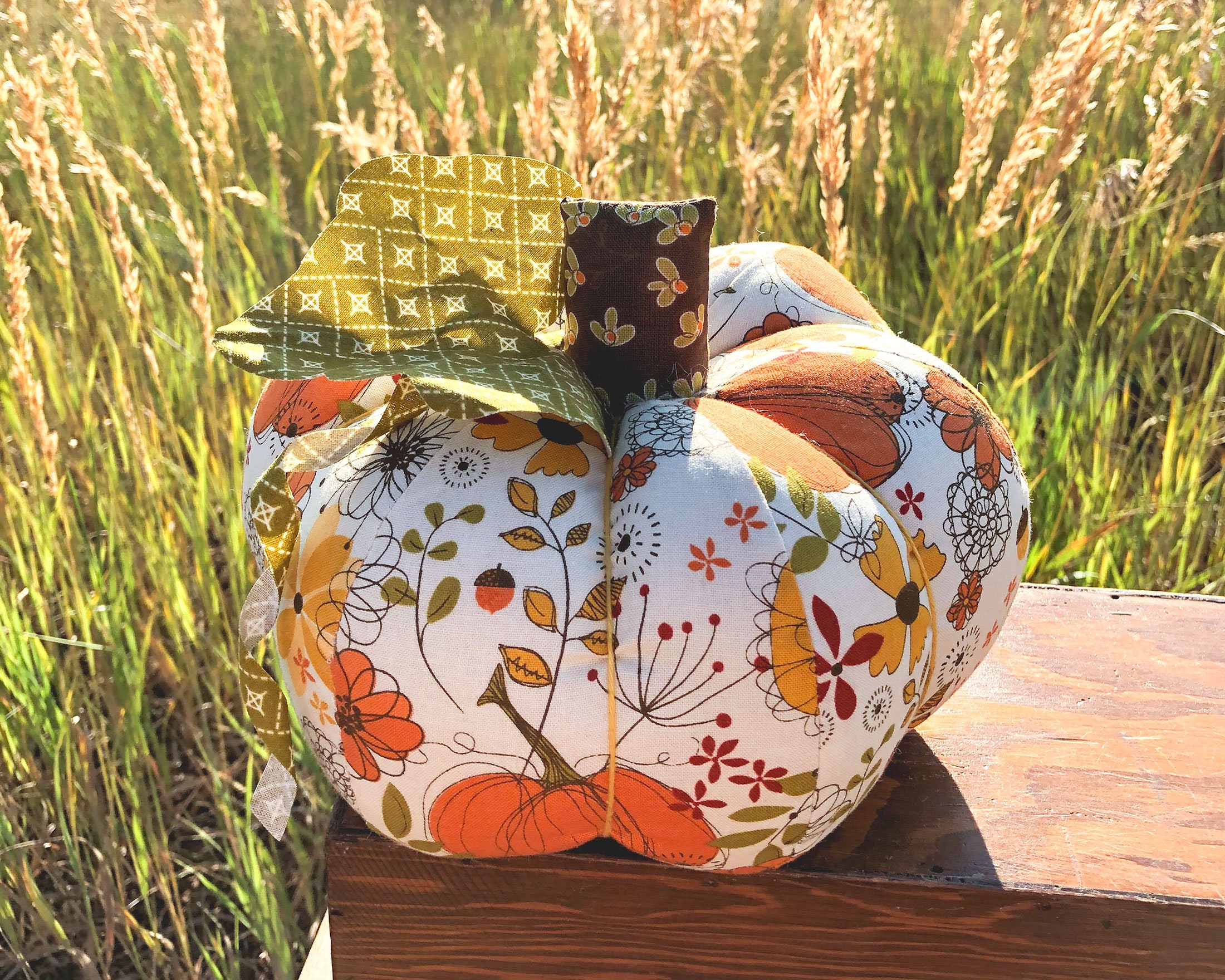 Fabric Pumpkin Patch PDF Pattern - Etsy