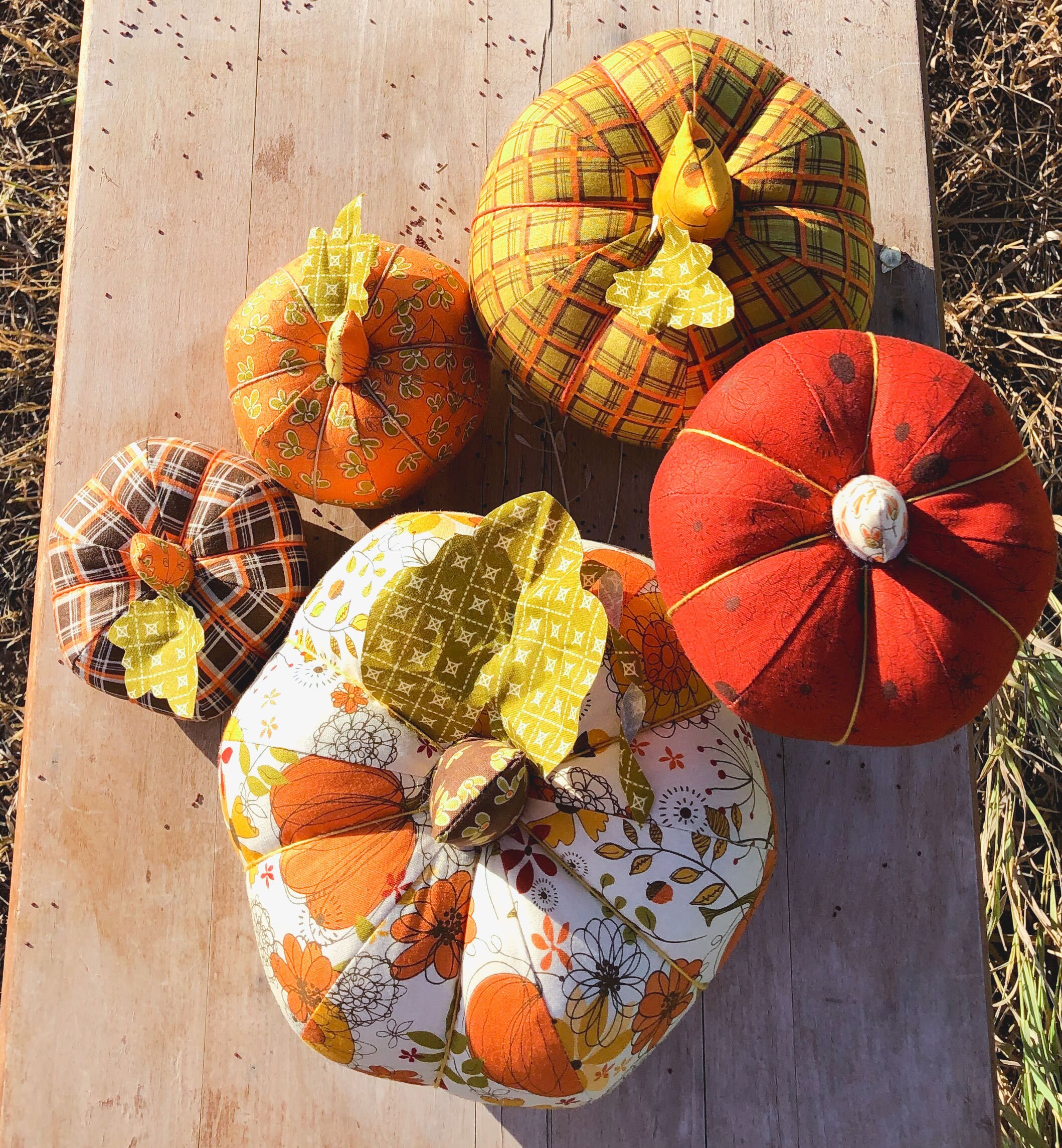 Fabric Pumpkin Patch PDF Pattern - Etsy