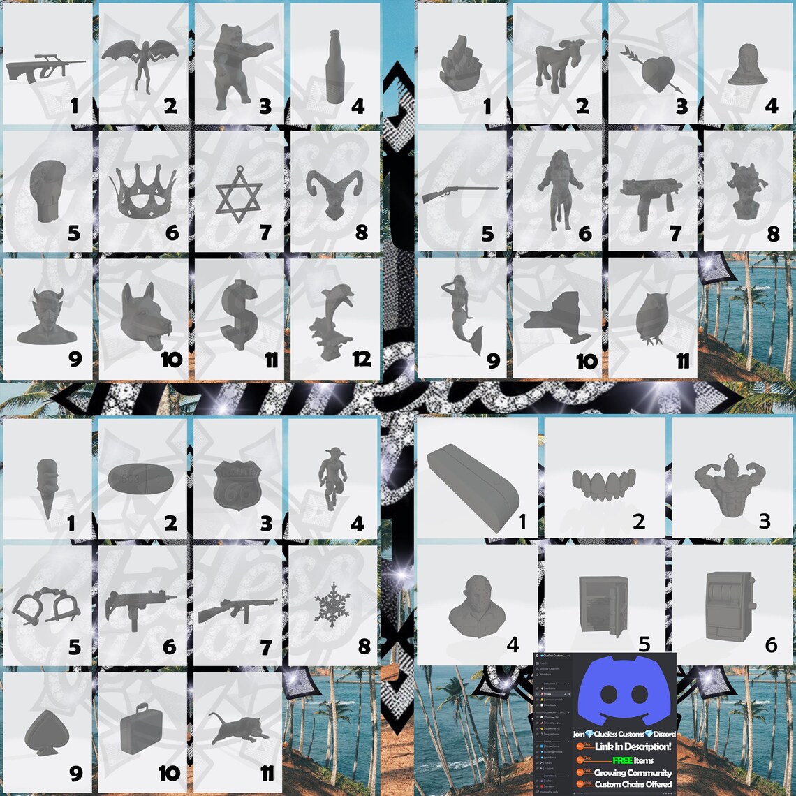 150+ RARE Fivem Pendant Models︱exclusive Pack︱low Poly︱high Quality ...
