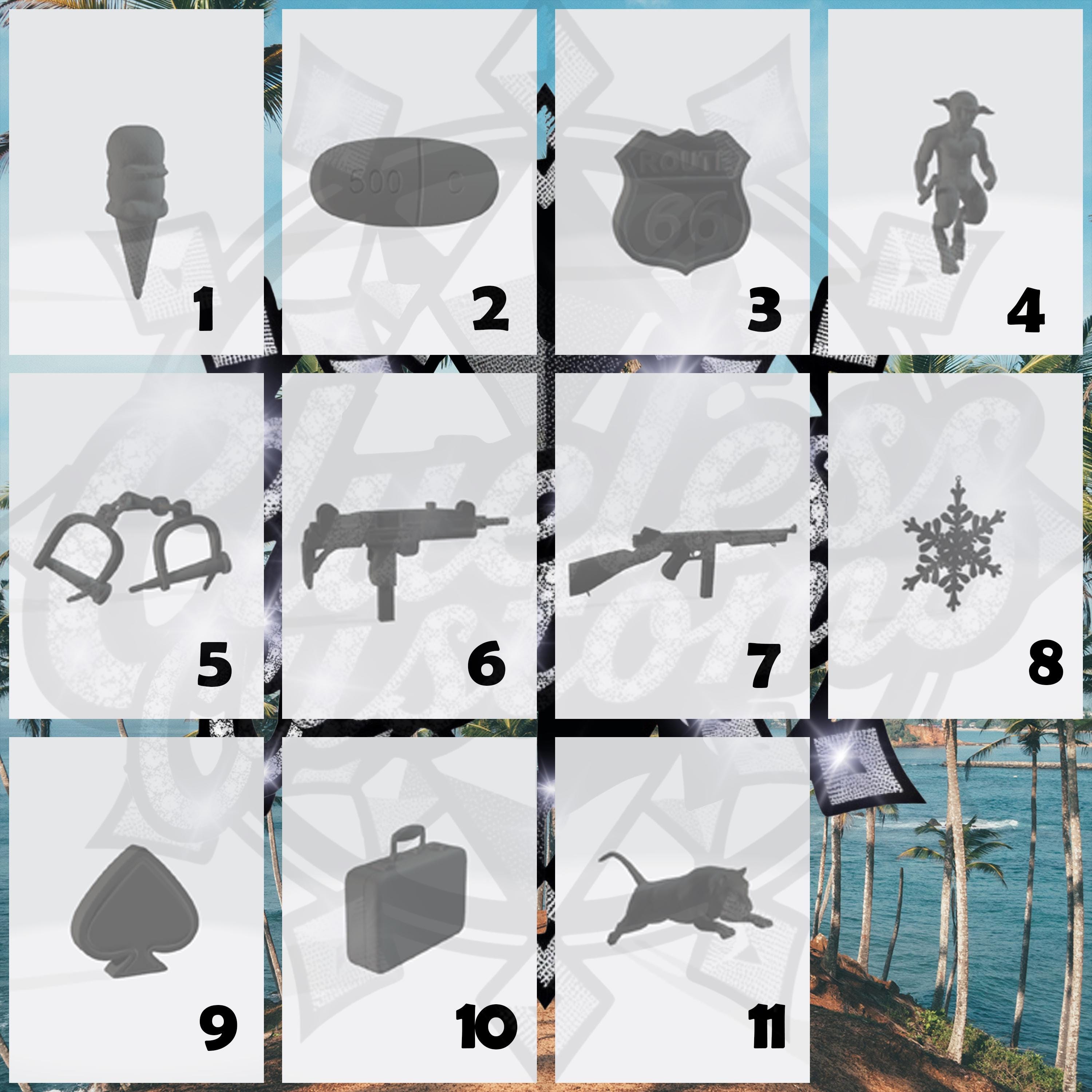 40 RARE Fivem Pendant Models, Pack 3 (PDF Pattern) - Etsy