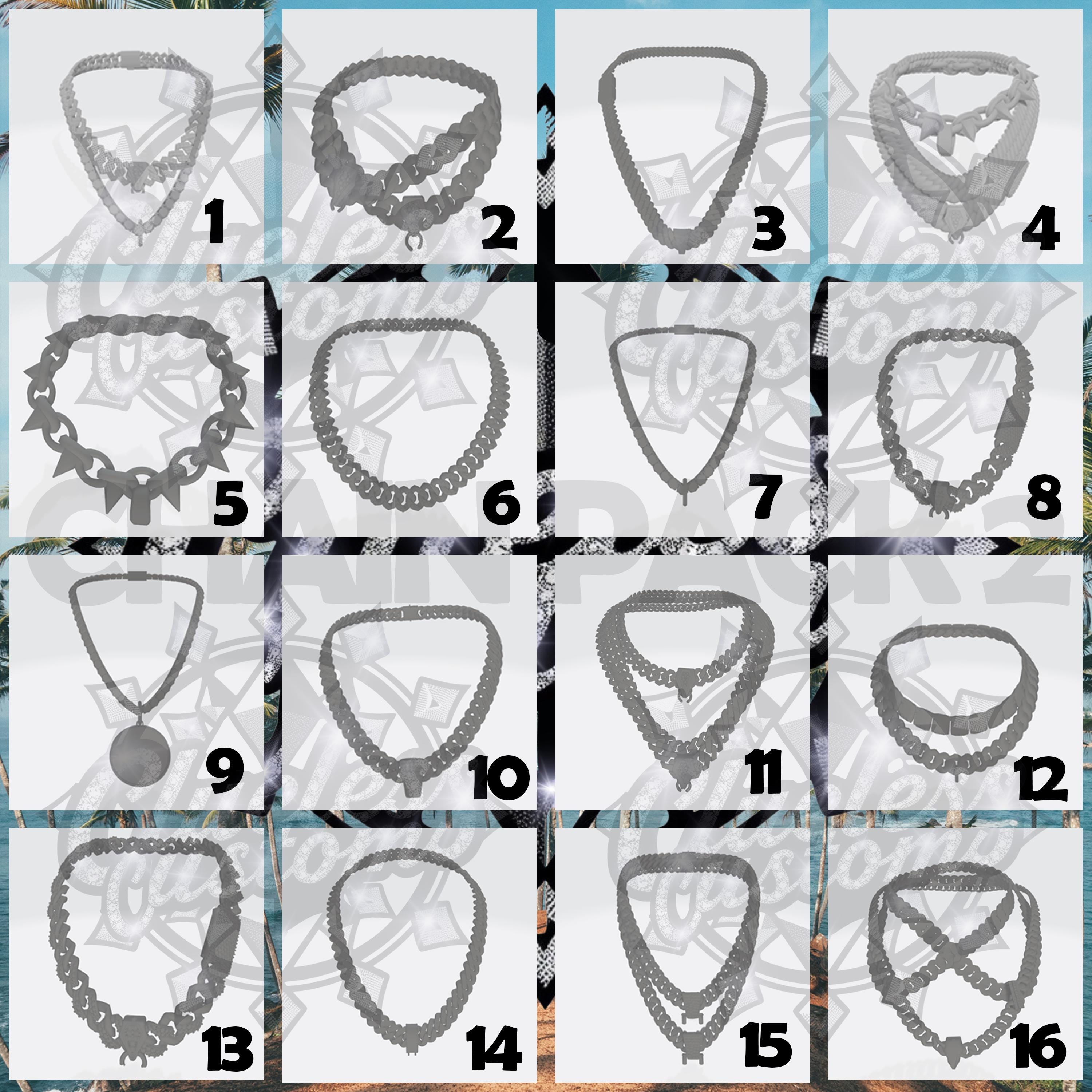 75+ RARE Fivem Chain Models︱low Poly︱high Quality︱blender Ready - Etsy