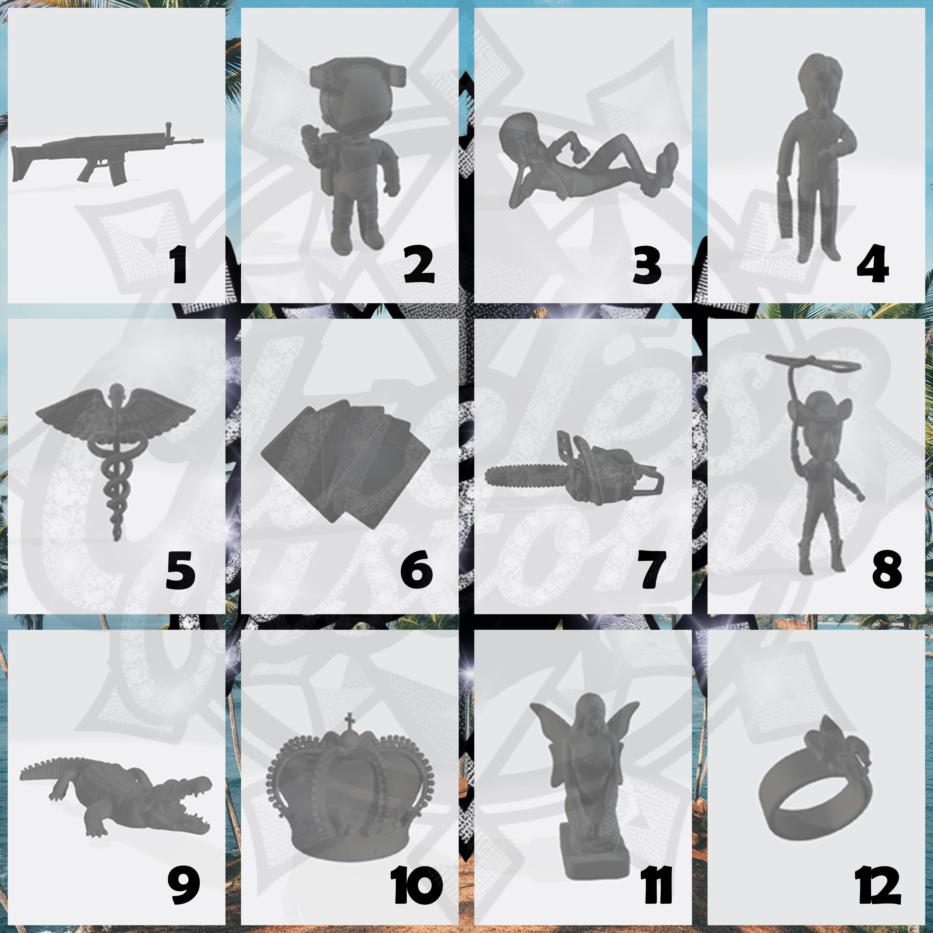 40 Fivem Pendants, Rare Low Poly Models (pack 4) (PDF) - Etsy