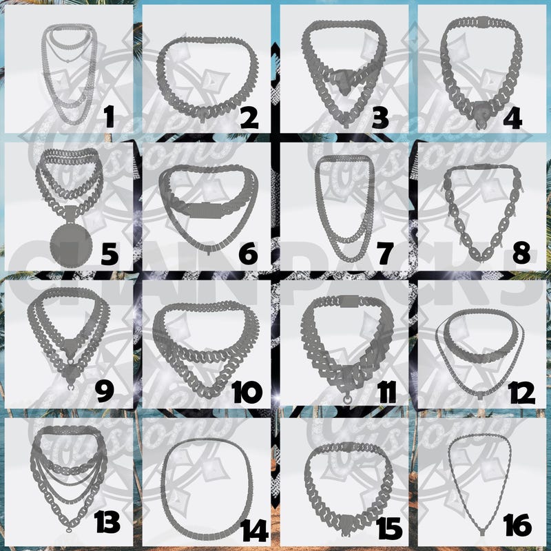 Fivem Chain Pendant - Etsy