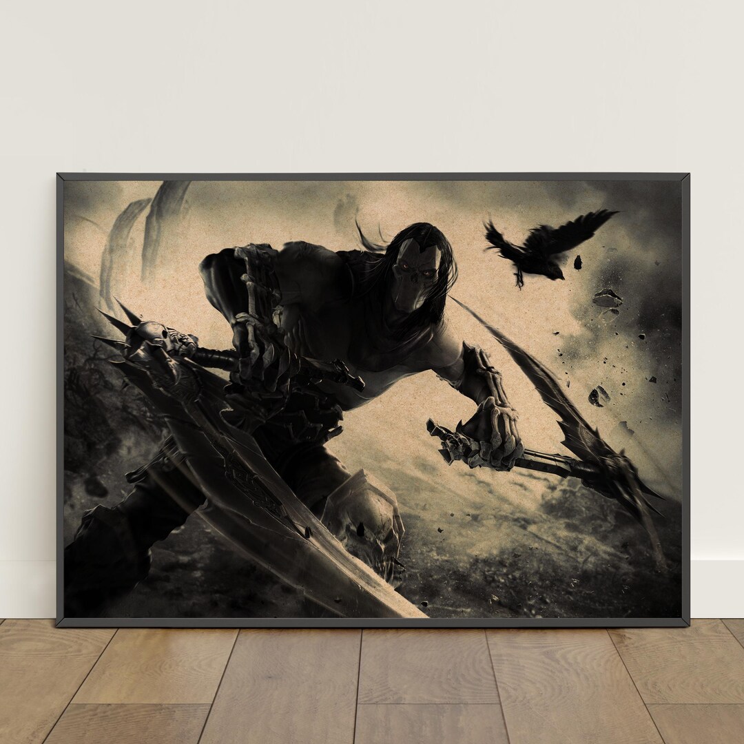 Darksiders Poster | Retro Print | Wall Art | Kraft Paper Print | Home ...