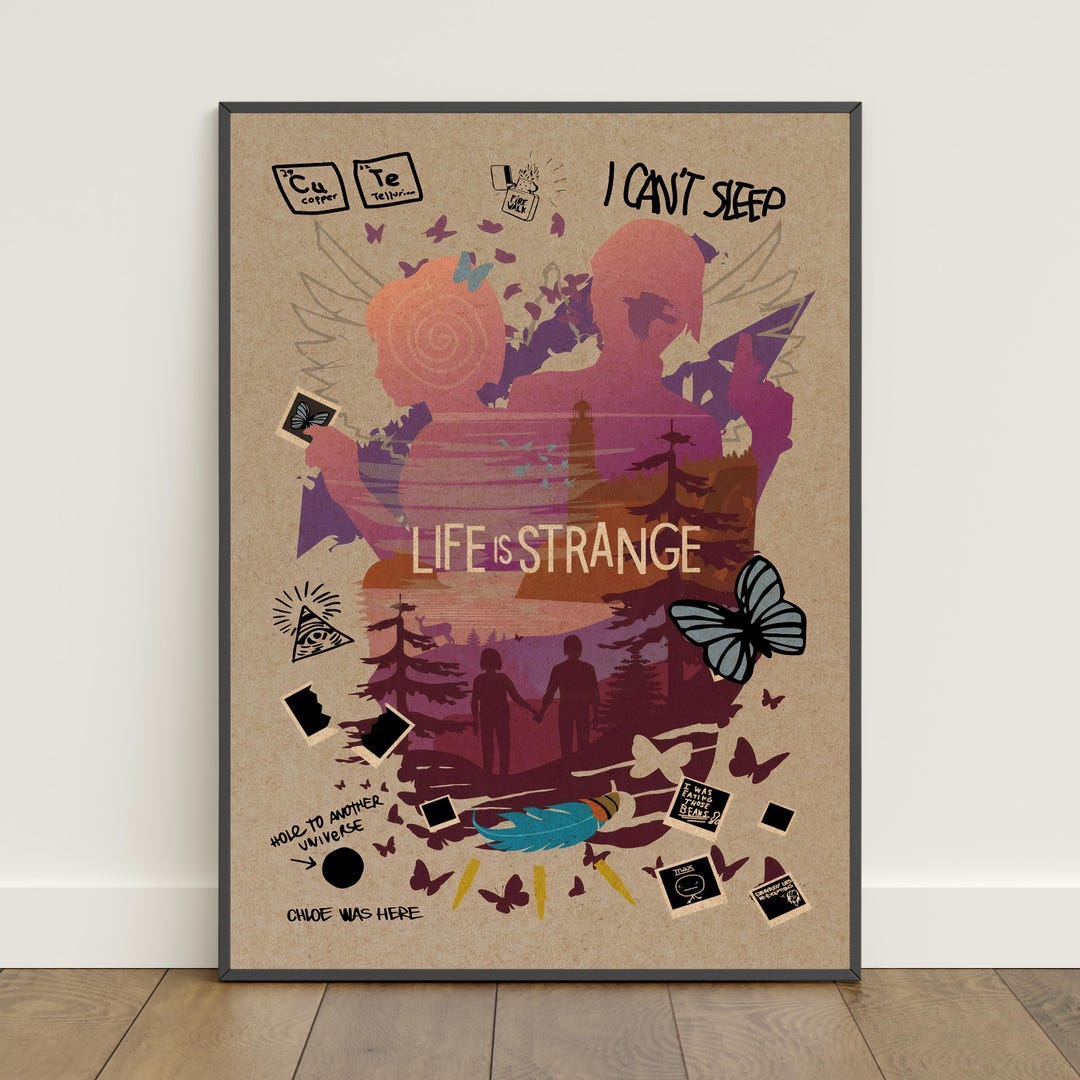 Life is Strange Poster | Retro Print | Wall Art | Kraft Paper Print ...