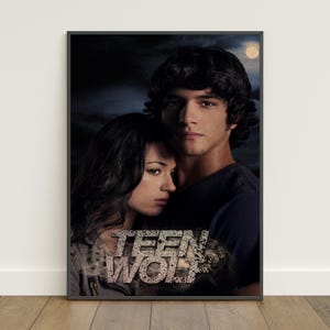 Teen Wolf Poster | Retro Print | Wall Art | Kraft Paper Print | Home ...