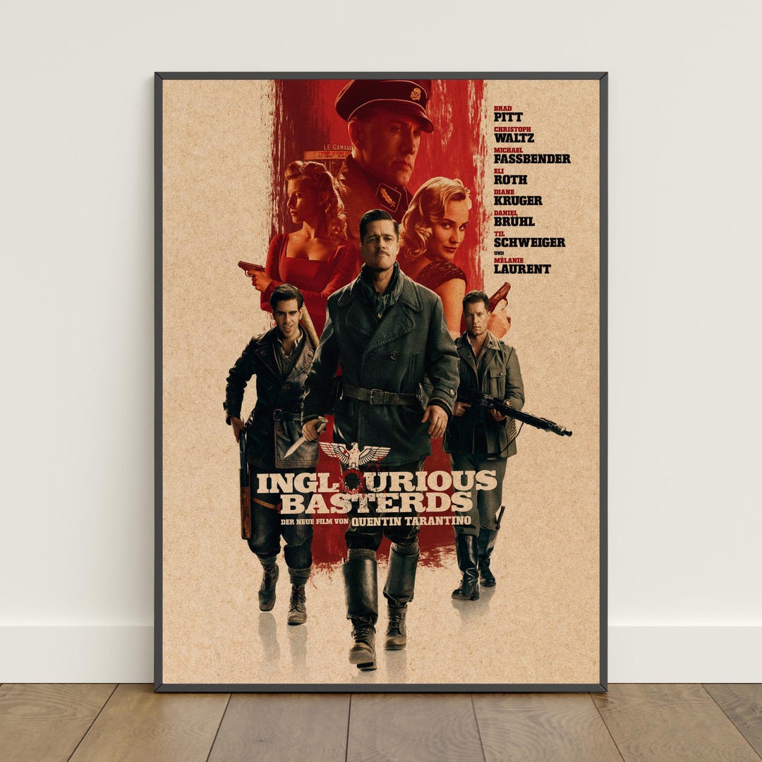 Inglourious Basterds Poster Retro Print Wall Art Kraft Paper 7222