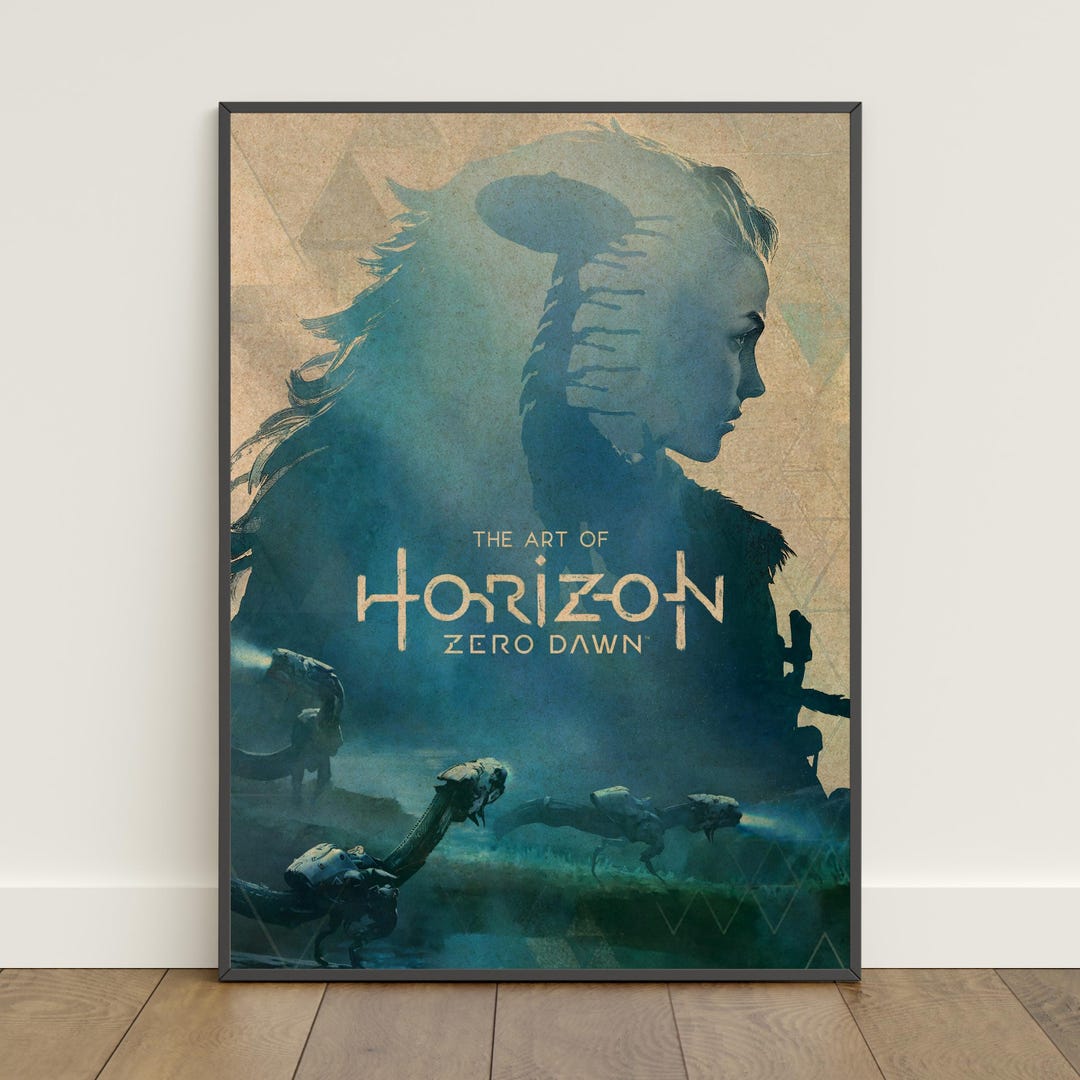 Horizon Zero Dawn Poster | Retro Print | Wall Art | Kraft Paper Print ...