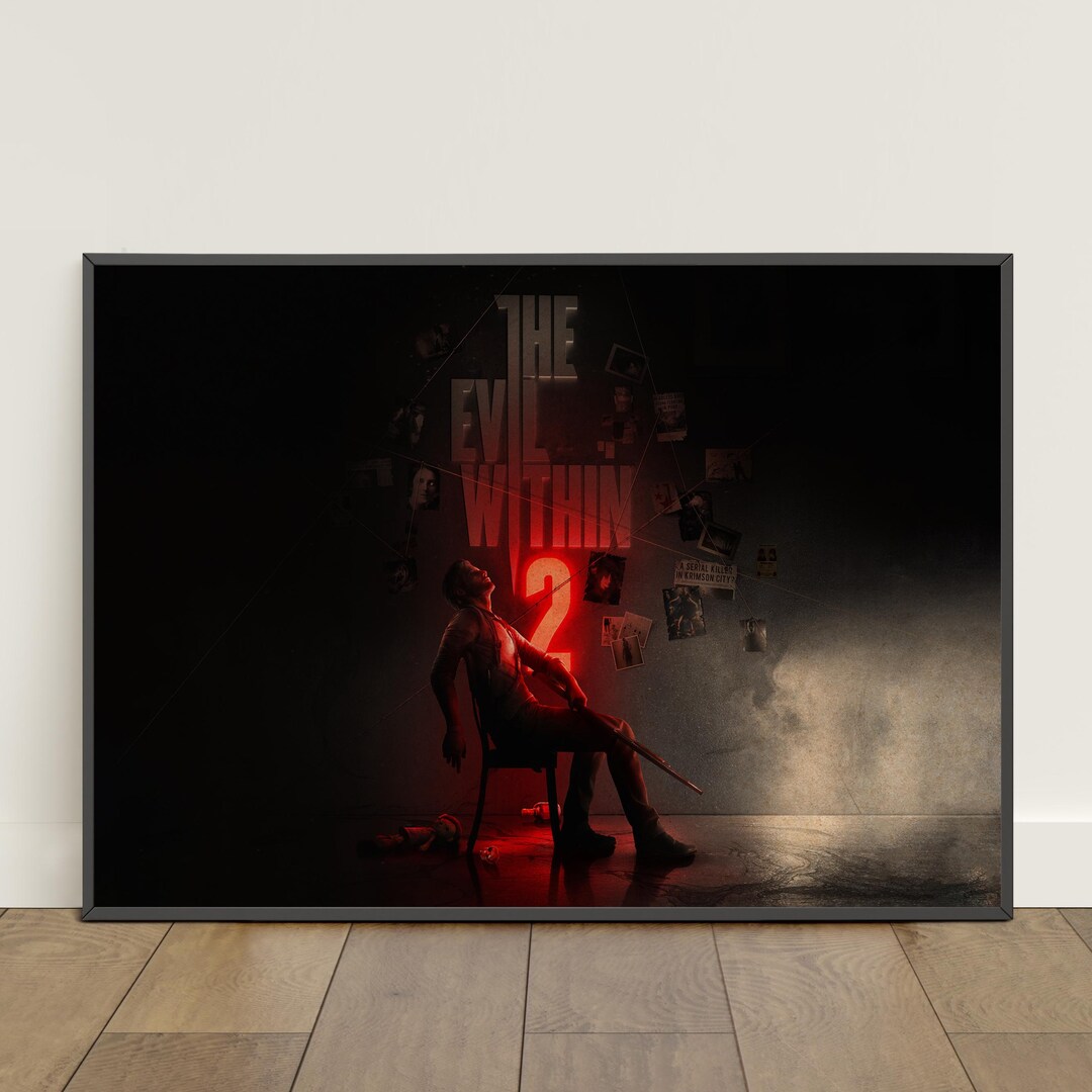 The Evil Within Poster | Retro Print | Wall Art | Kraft Paper Print ...