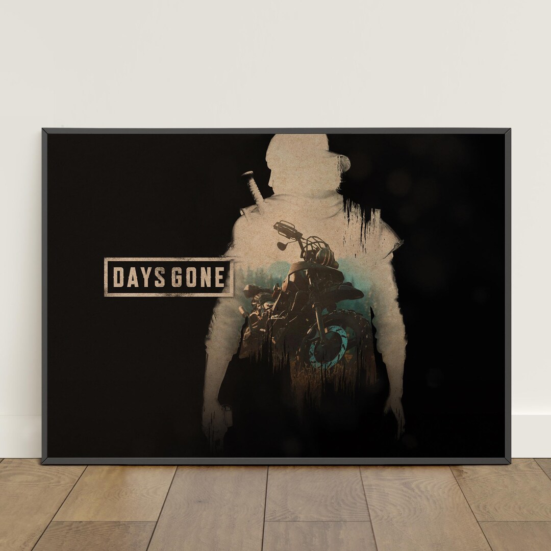 Days Gone Poster | Retro Print | Wall Art | Kraft Paper Print | Home ...