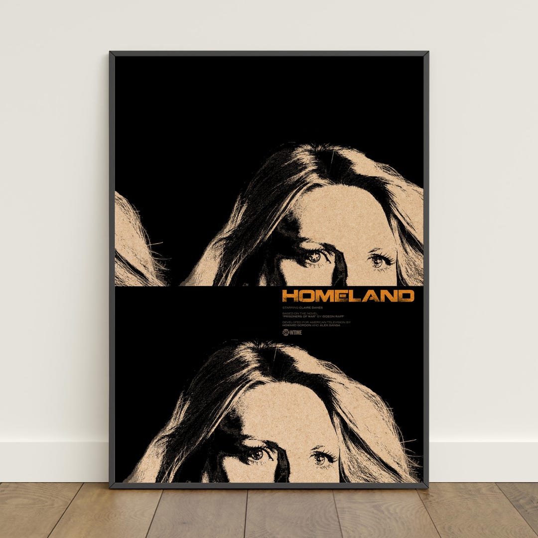 Homeland Poster | Retro Print | Wall Art | Kraft Paper Print | Home ...