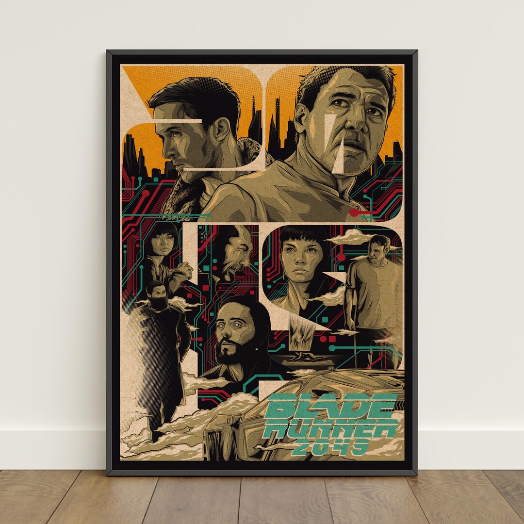 Blade Runner Poster | Retro Print | Wall Art | Kraft Paper Print | Home ...
