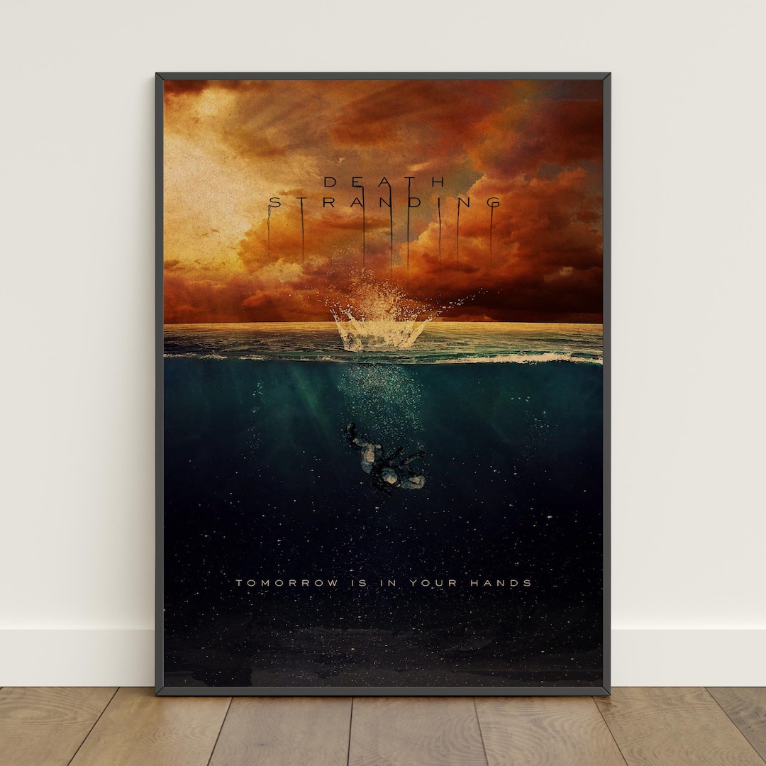 Death Stranding Poster | Retro Print | Wall Art | Kraft Paper Print ...