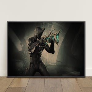Warframe Poster | Retro Print | Wall Art | Kraft Paper Print | Home ...